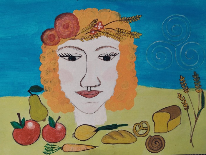 August - Goddess Tailtiu. The harvest goddess. :: beatrice-hekate-radosa.